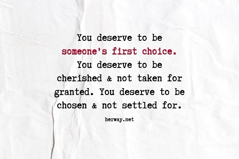 When You Love Someone, You Put Them First