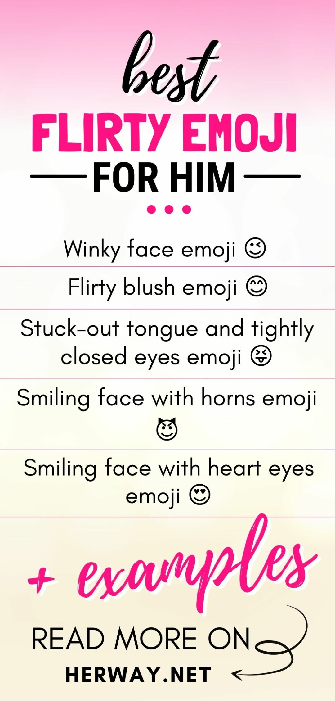 Top 15 Flirty Emoji Faces To Boost Your Texting Game (+Examples)