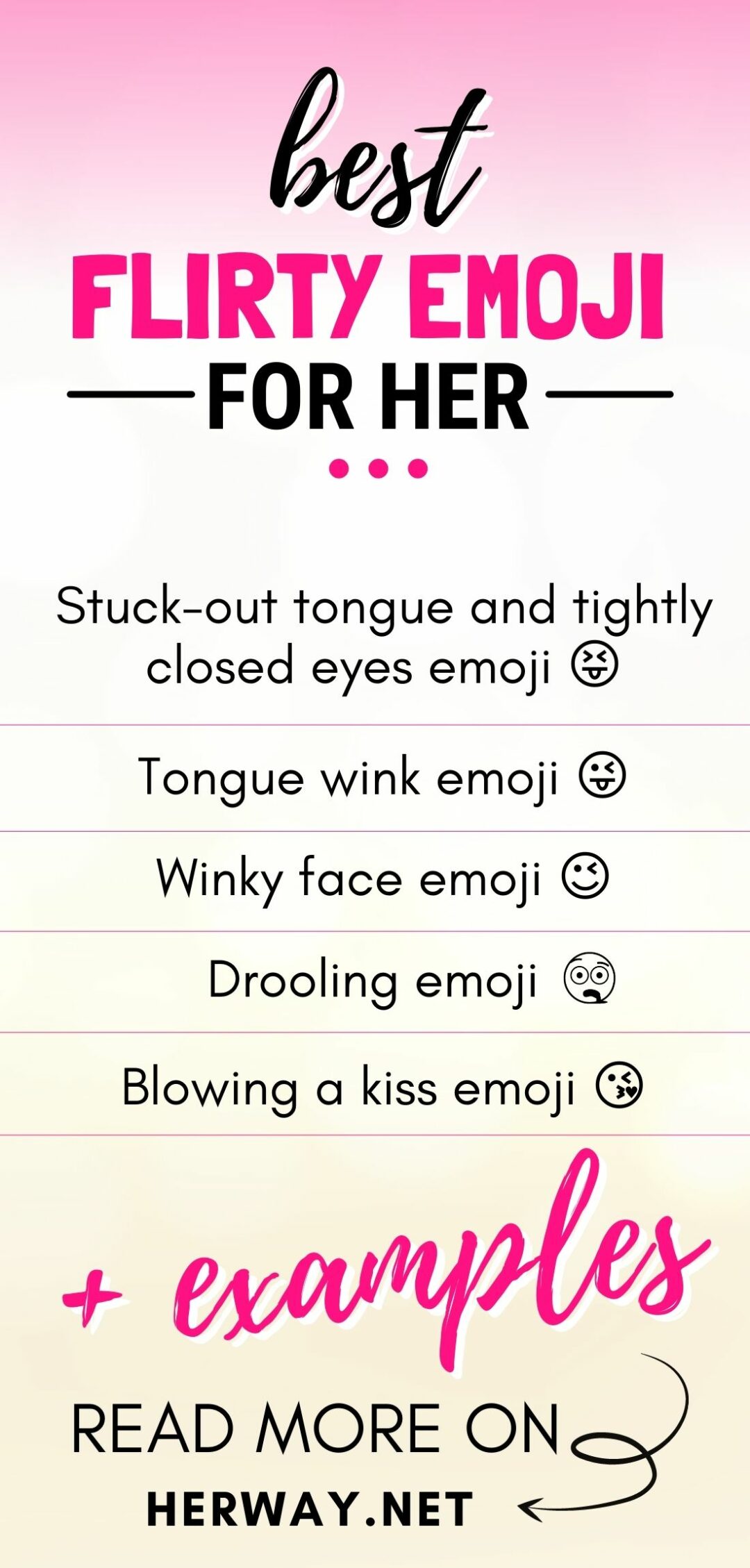 Top 15 Flirty Emoji Faces To Boost Your Texting Game (+Examples)