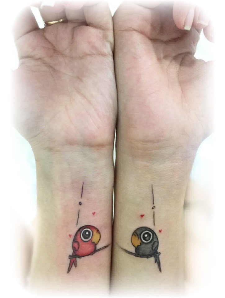 A Collection of 60+ Meaningful Soulmate Matching Couple Tattoos | Love