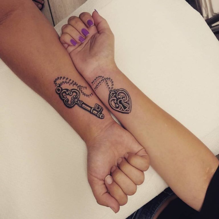 A Collection of 60+ Meaningful Soulmate Matching Couple Tattoos | Love
