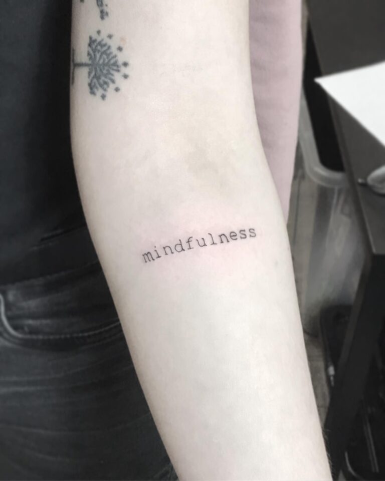 52 Beautiful Anxiety Tattoos To Find Your Inner Peace