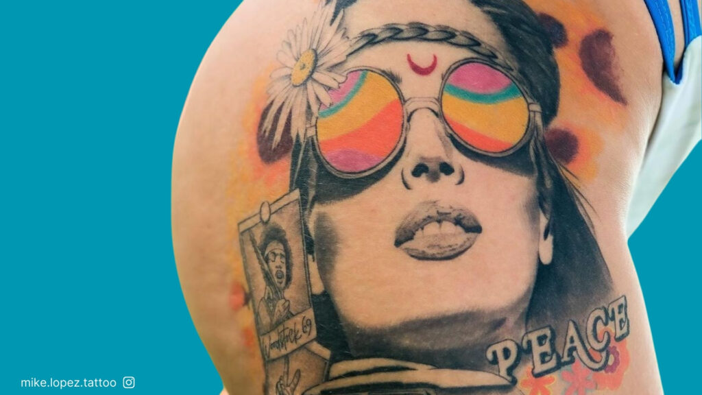 22 Groovy Hippie Tattoos to Unleash Your Free Spirit