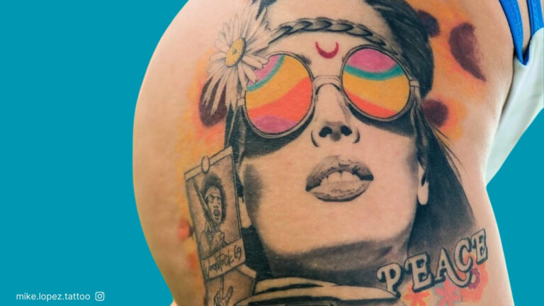 22 Groovy Hippie Tattoos to Unleash Your Free Spirit