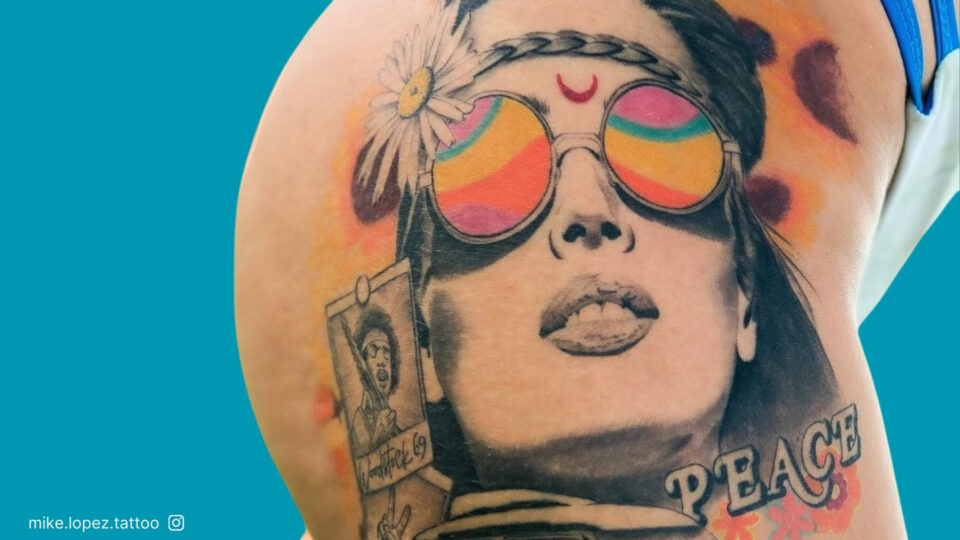22 Groovy Hippie Tattoos to Unleash Your Free Spirit
