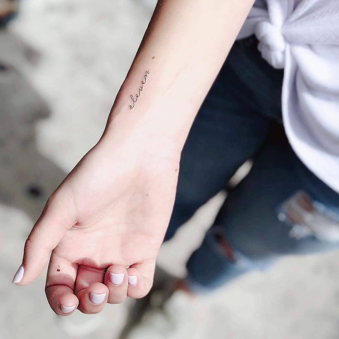 27 Subtle But Cool One Word Tattoos That Say More Than You Can Imagine