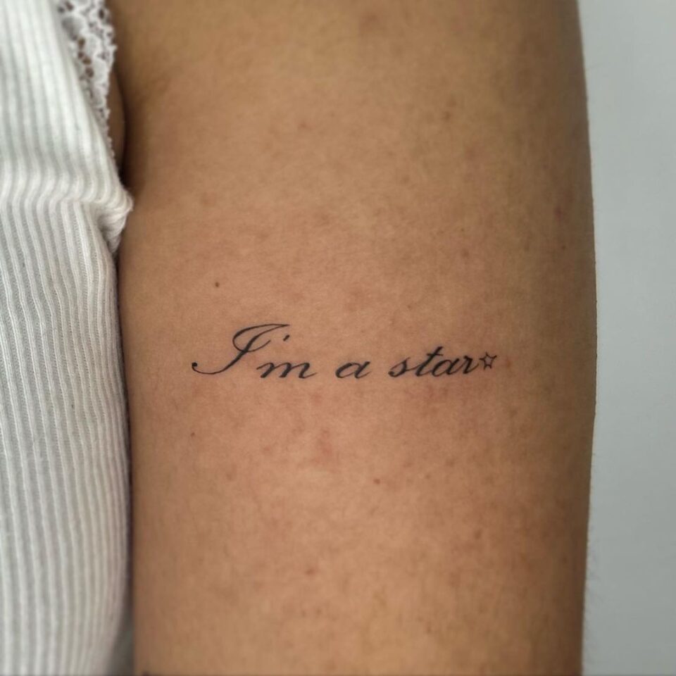 24 Marvelous Script Tattoos That Say It All For You