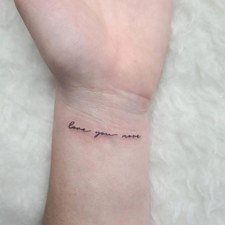 24 Marvelous Script Tattoos That Say It All For You