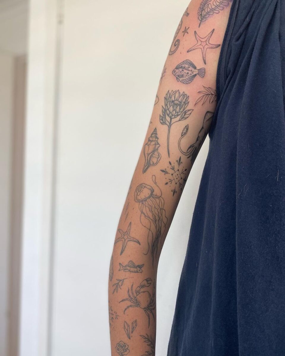 21 Personalized Patchwork Tattoos You'll Love