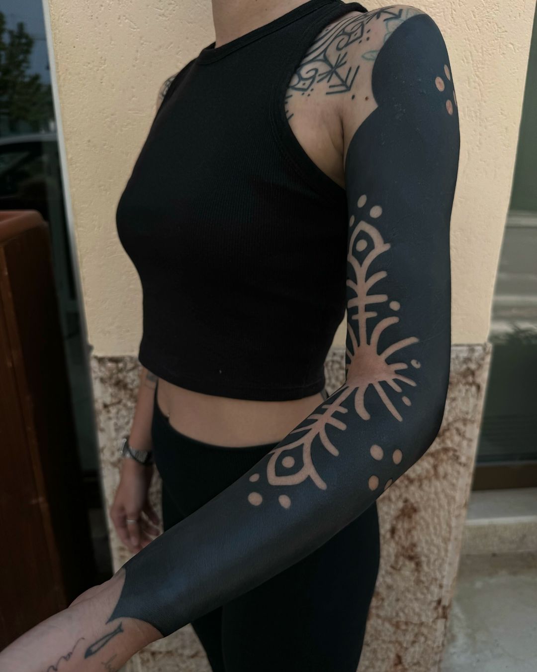 22 Stunning Geometric Sleeve Tattoos That You'll Absolutely Love