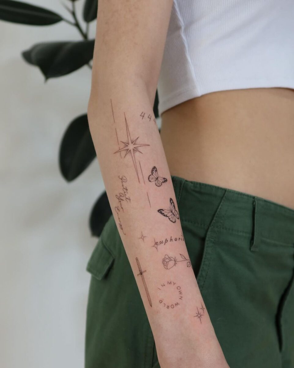 21 Personalized Patchwork Tattoos You'll Love