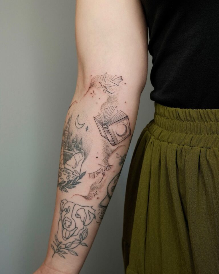 21 Personalized Patchwork Tattoos You'll Love