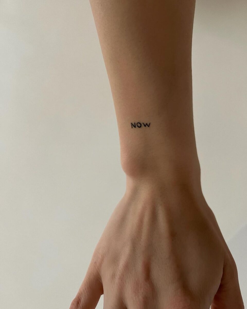 27 Subtle But Cool One Word Tattoos That Say More Than You Can Imagine