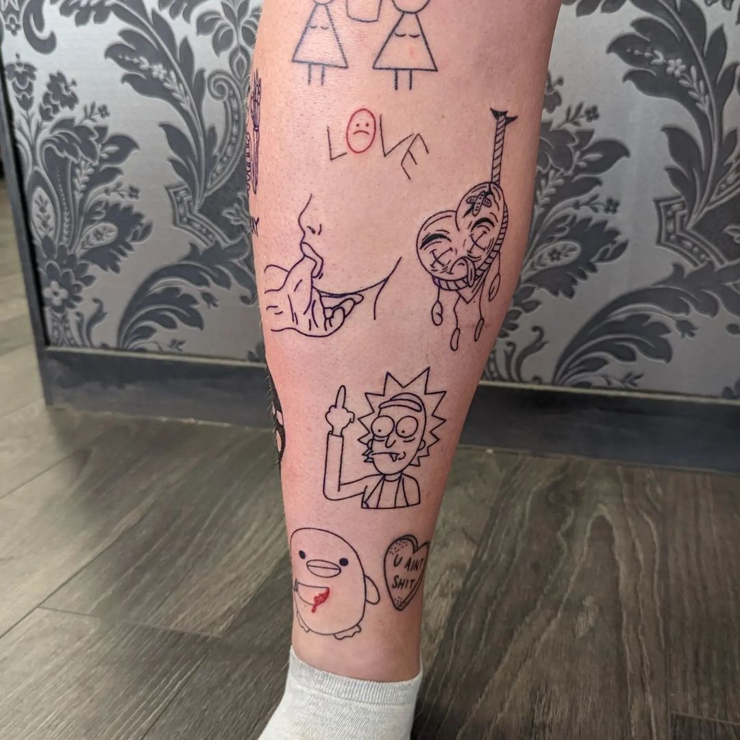 20 Meaningful And Inspiring Patchwork Sleeve Tattoo Ideas - Love Bright