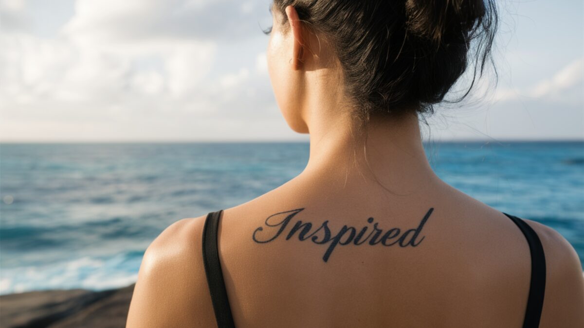 24 Motivational Word Tattoos That Will Fill You With Optimism And ...