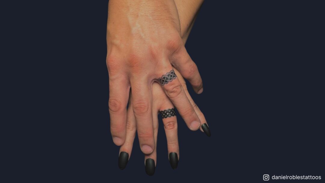 24 Unconventional Wedding Ring Ideas To Ink On Your Finger And Redefine ...
