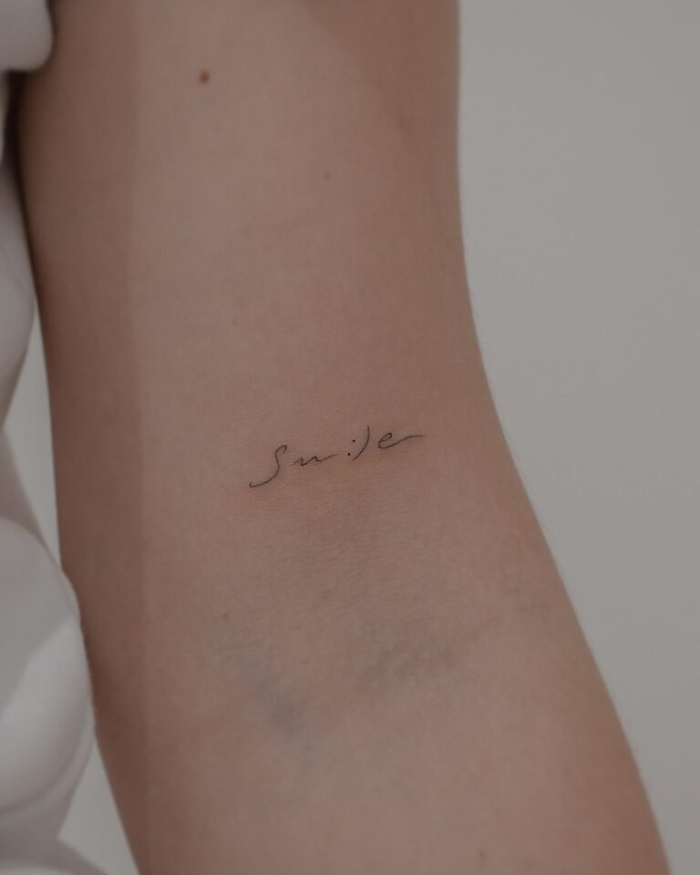 24 Motivational Word Tattoos That Will Fill You With Optimism And ...