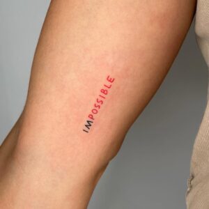 24 Motivational Word Tattoos That Will Fill You With Optimism And ...