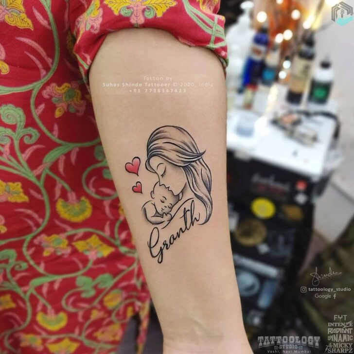 22 Adorable Baby Tattoo Ideas for First Time Moms