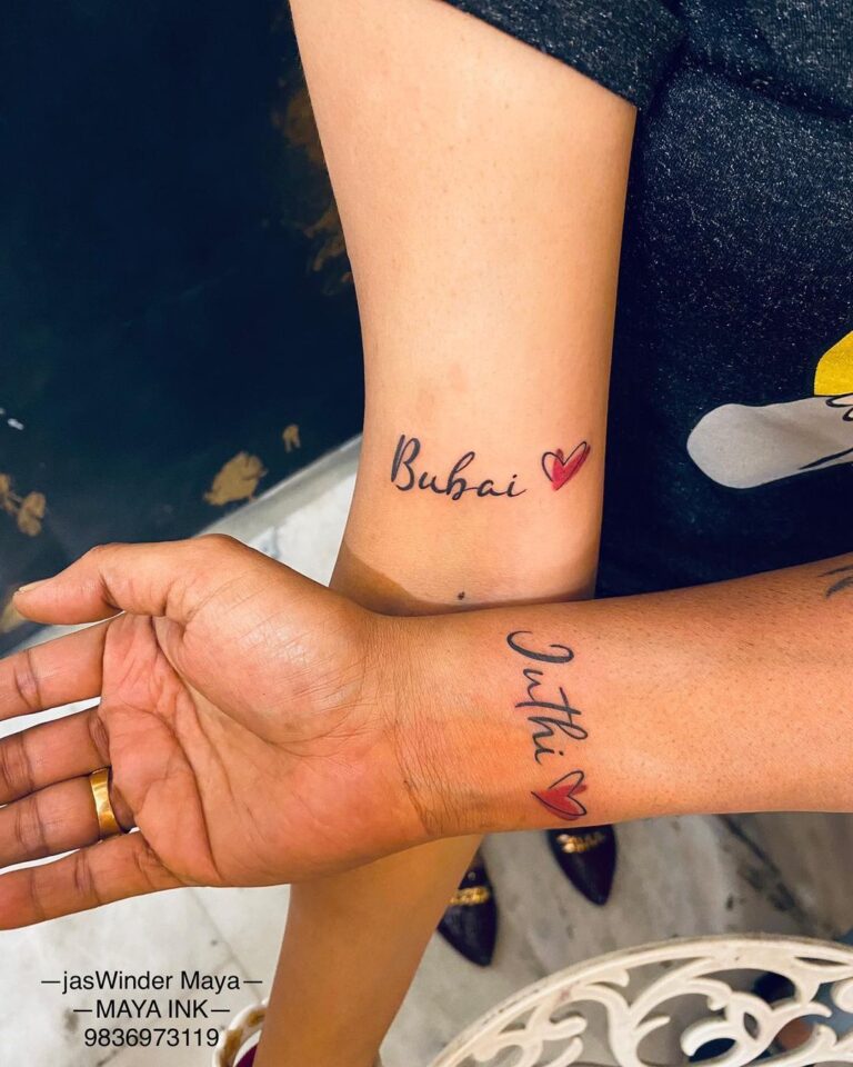 24 Names Tattoos To Tell Your Story And Honor Your Loved Ones