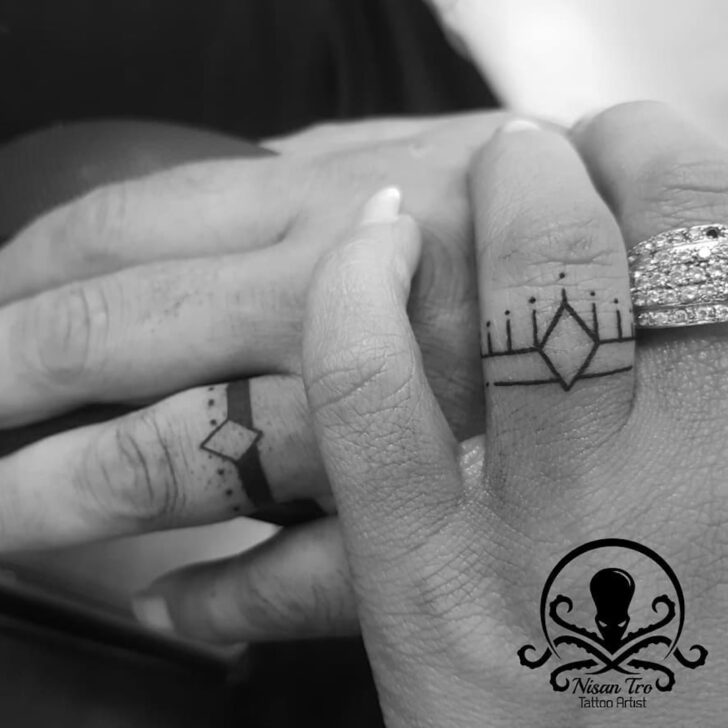 26 Fabulous Wedding Ring Tattoos That Show You Believe In Love Forever