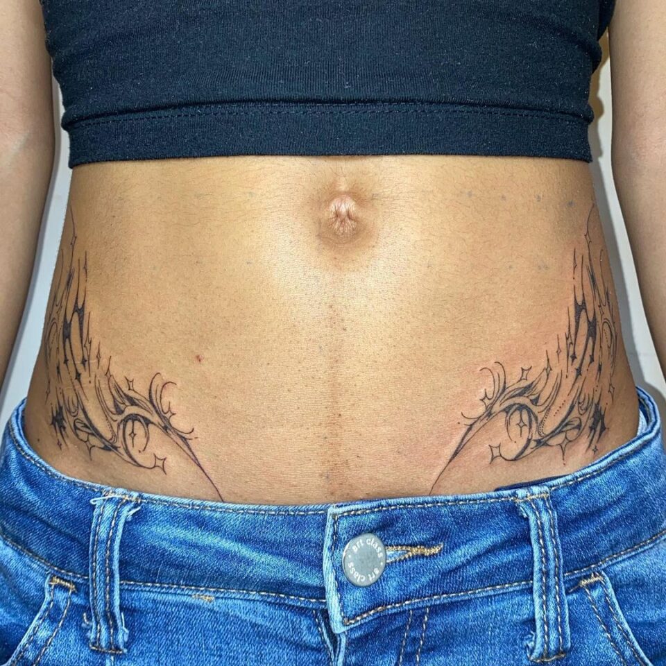 24 increíbles diseños de tatuajes en la cadera que querrás tatuarte al instante