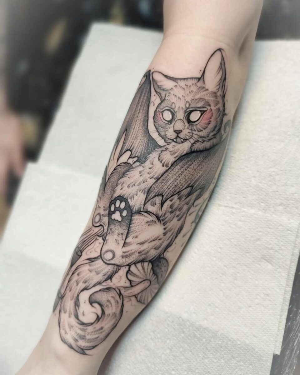 22 Spooky And Stylish Halloween Flash Tattoos