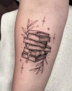 22 Book Lover Tattoo Ideas to Wear Your Literary Passion Like a True ...