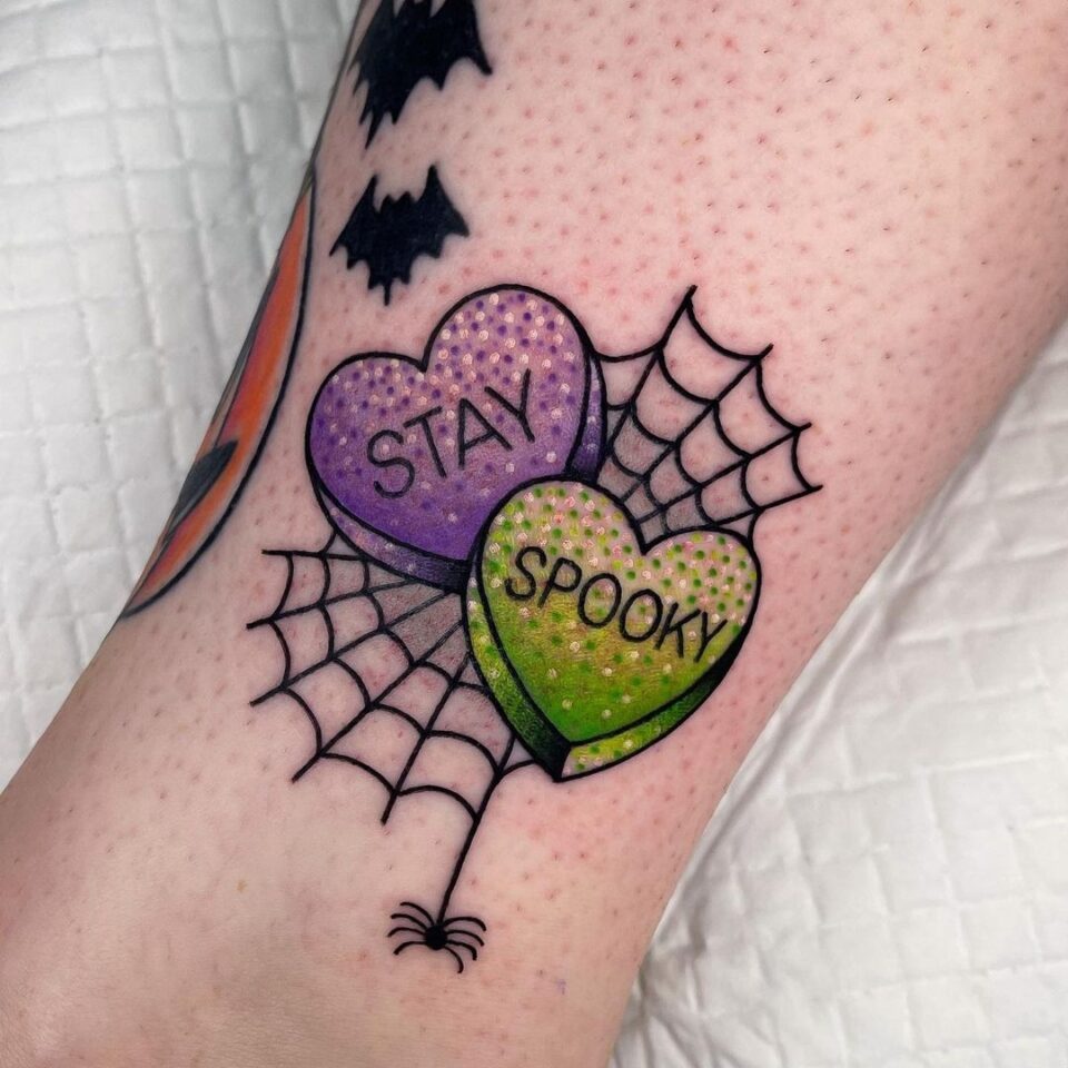 22 Cute Spooky Tattoos That'll Haunt Your Thoughts Unless You Get Them