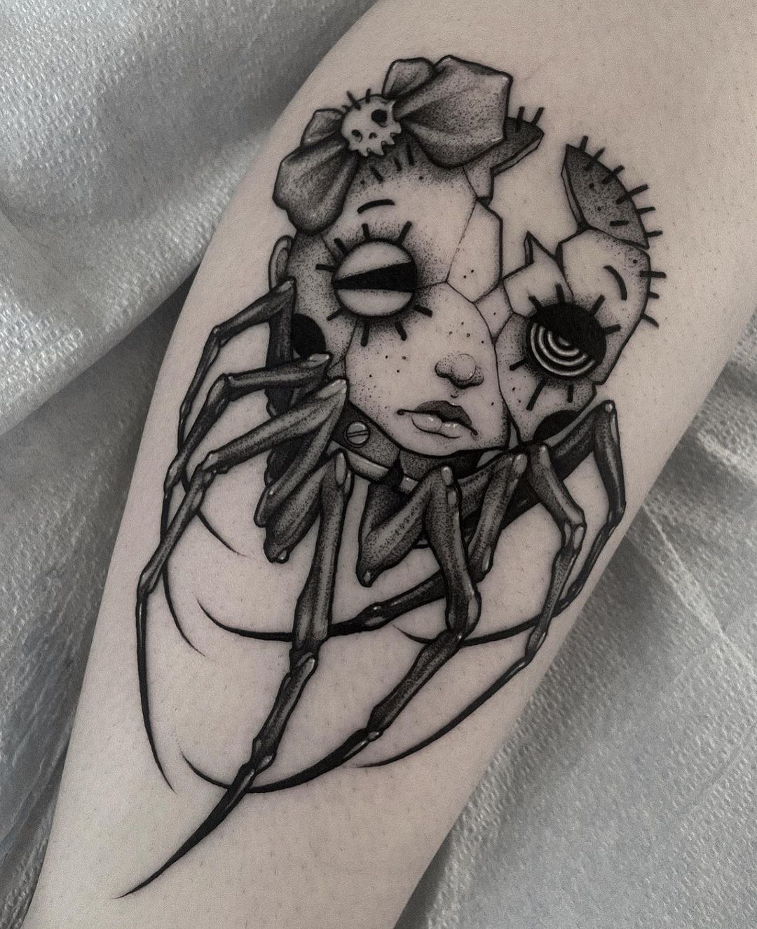 20 Adorably Creepy Halloween Flash Tattoos - Love Bright