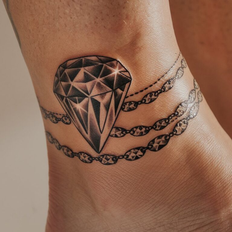 22 Dazzling And Elegant Jewelry Tattoos To Make Your Skin Shine Bright