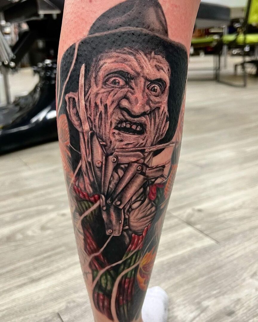 20 Horror Movie Tattoos So Scary They'll Send Chills Down Your Spine