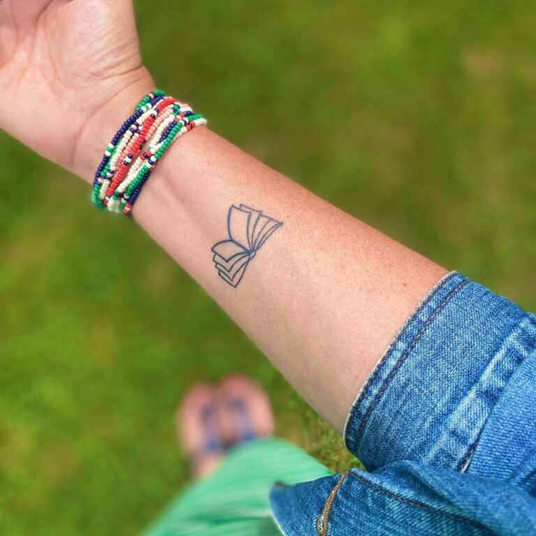 22 Book Lover Tattoo Ideas to Wear Your Literary Passion Like a True ...