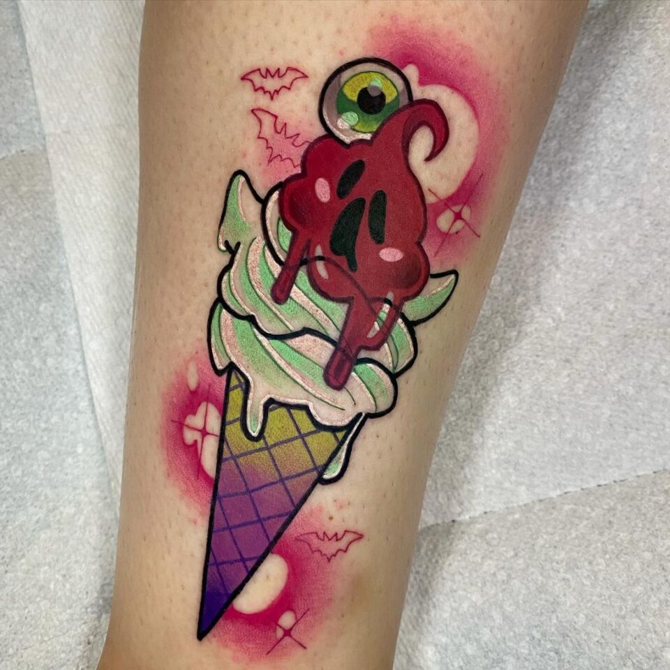 22 Cute Spooky Tattoos That'll Haunt Your Thoughts Unless You Get Them