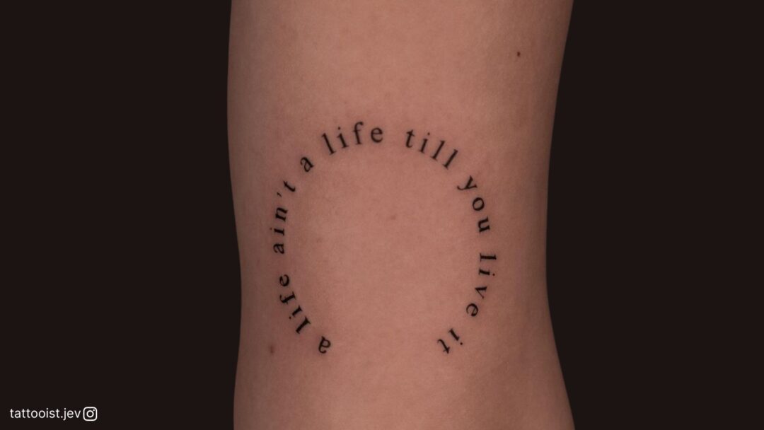 20 Small Quote Tattoos That Carry Big Meaning