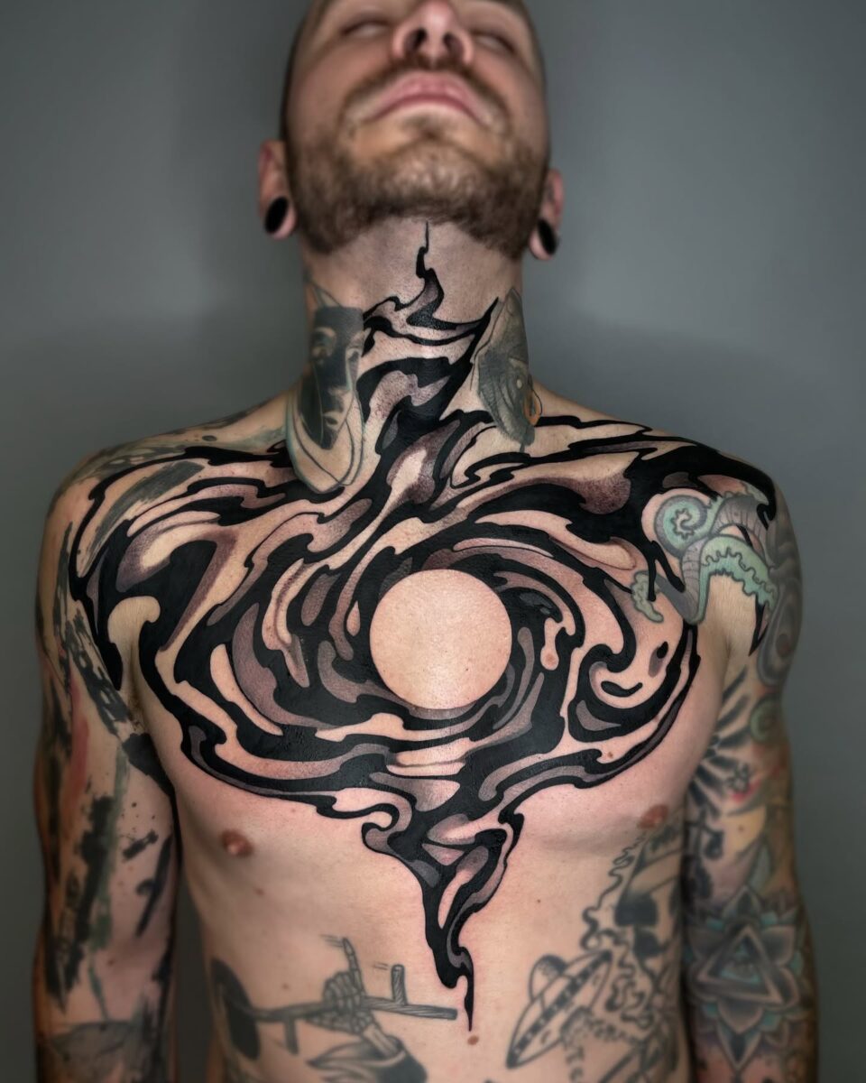 23 Dope & Empowering Chest Tattoos For Men