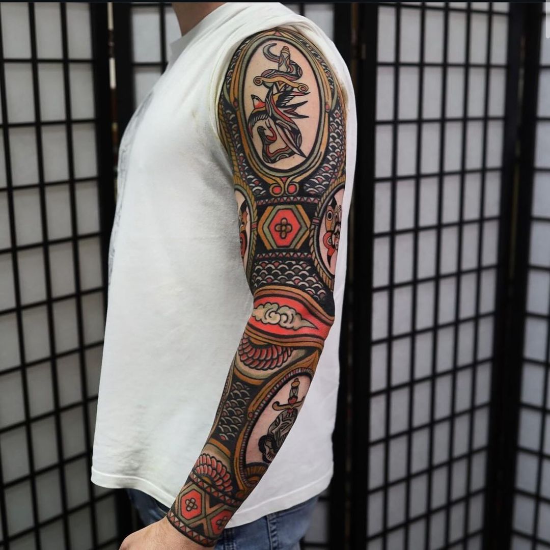 12 Awesomely Iconic American Traditional Tattoos For Men