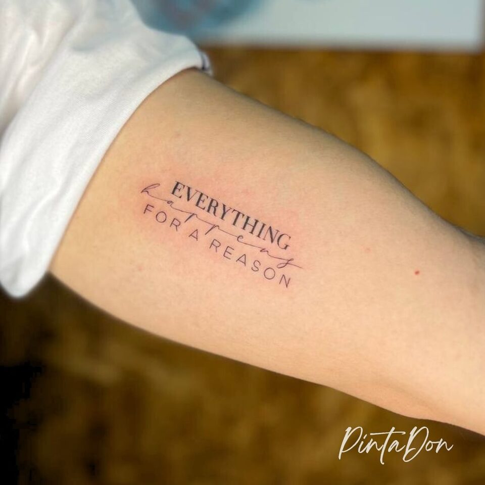 22 Small Quote Tattoos That Say So Much With Just A Few Words