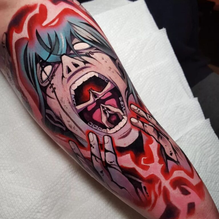 24 Absolutely Creative Tattoo Designs For Anime Fans