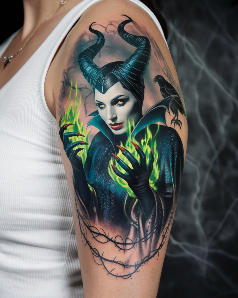 11 Dark Disney Tattoos With Unsettling & Eerie Vibe