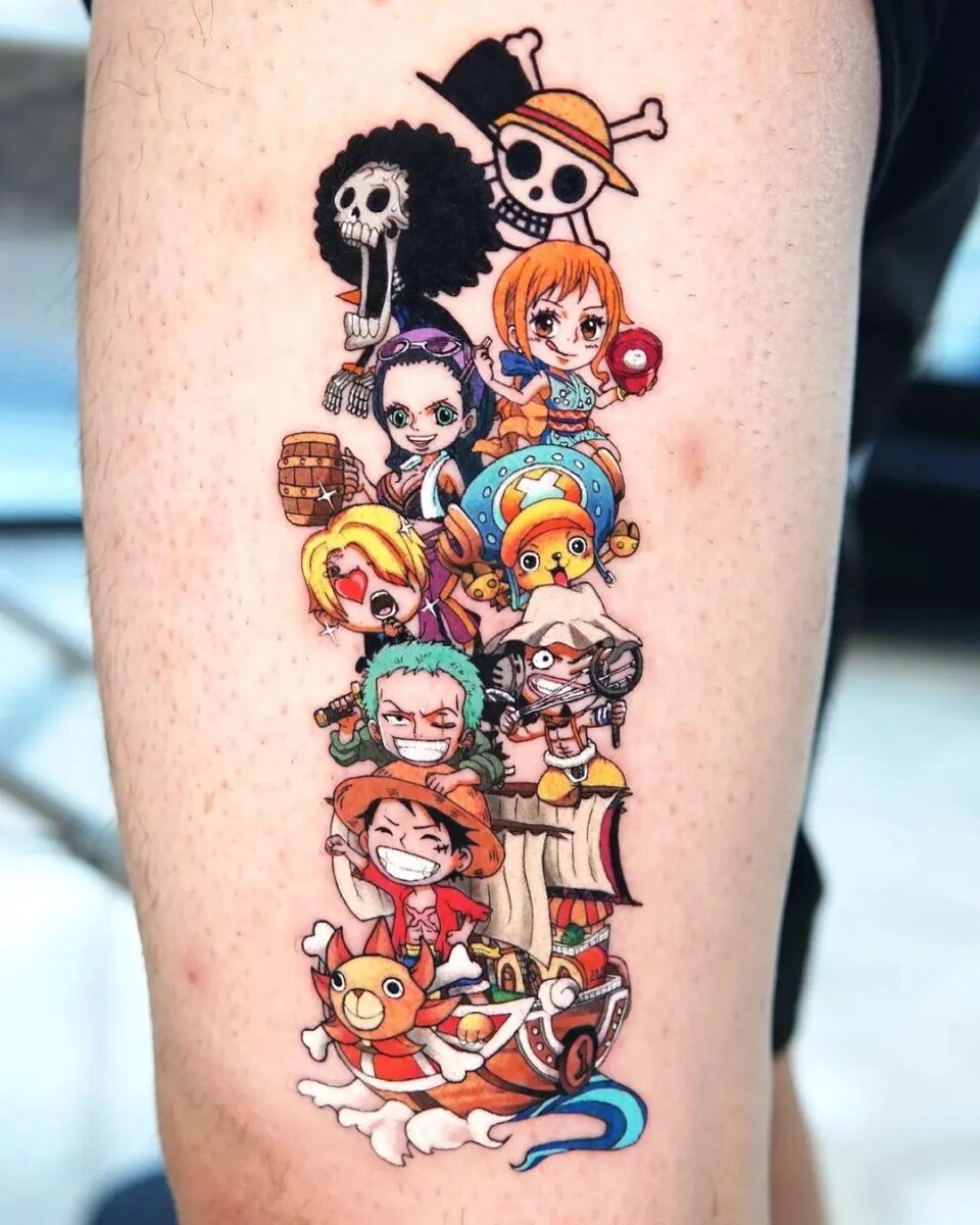 24 Absolutely Creative Tattoo Designs For Anime Fans