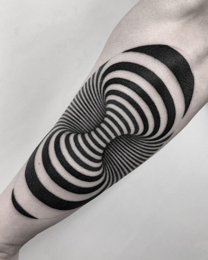 26 Optical Illusion Tattoos That Will Blow Your Mind