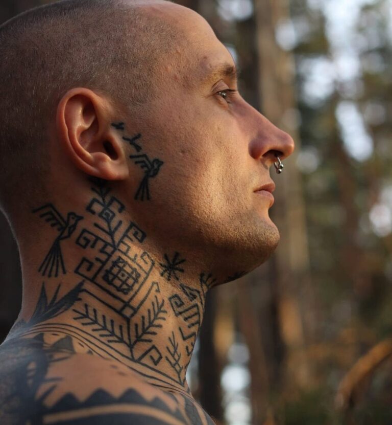 22 Incredibly Cool Neck And Throat Tattoos For Men