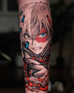 24 Absolutely Creative Tattoo Designs For Anime Fans
