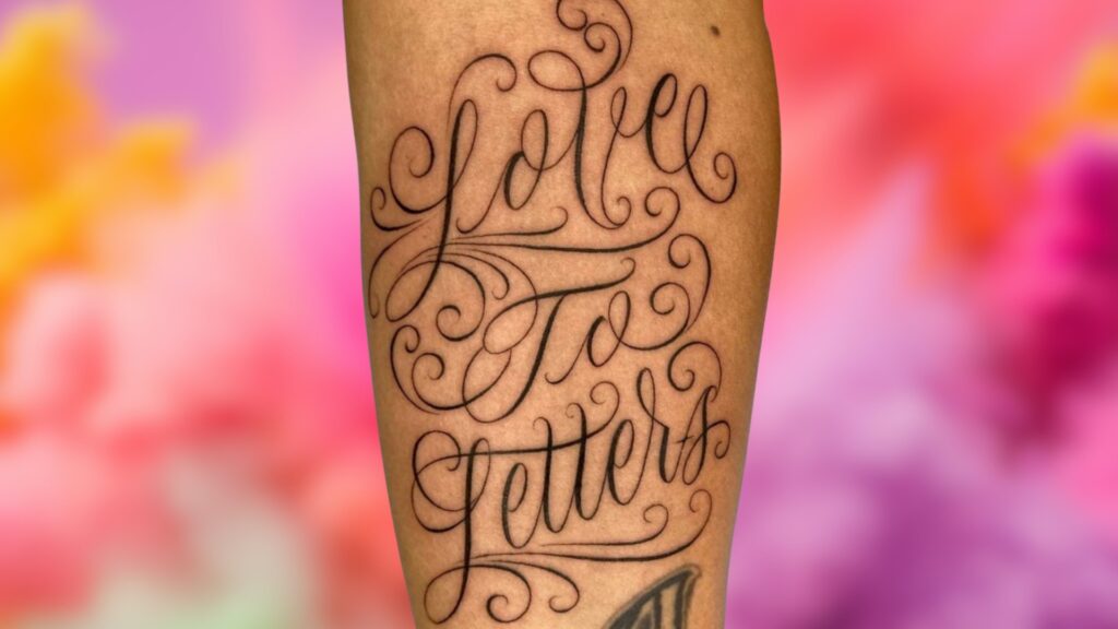 24 Marvelous Script Tattoos That Say It All For You
