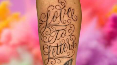 24 Marvelous Script Tattoos That Say It All For You