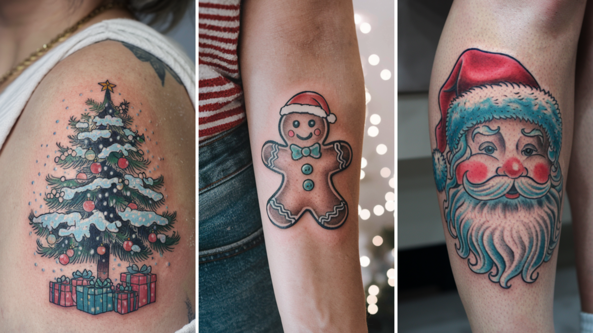 25 Christmas Tattoos That'll Awaken Your Holiday Spirit