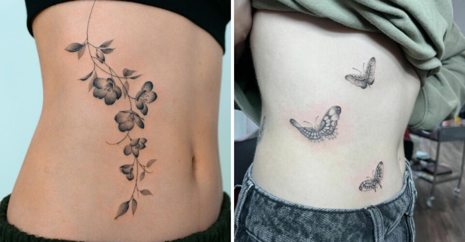 26 Bold And Cool Side Stomach Tattoos That Are Pure Art