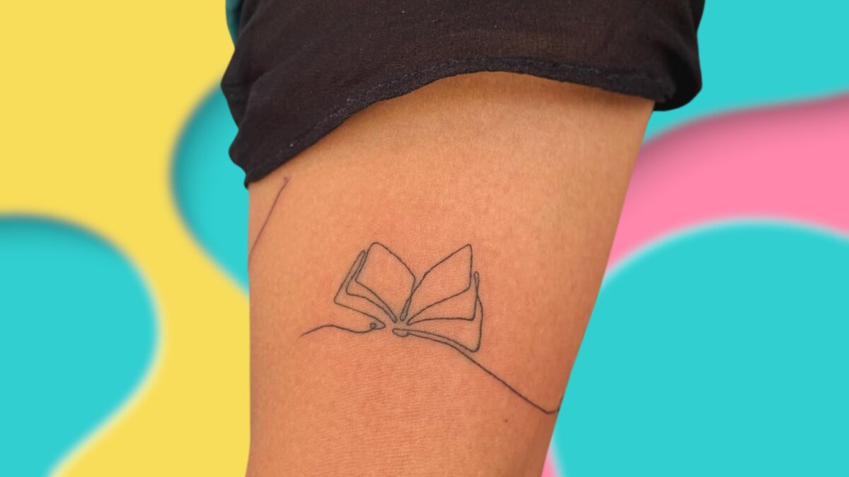 27 Fabulous Single Line Tattoos You’ll Wanna Rock
