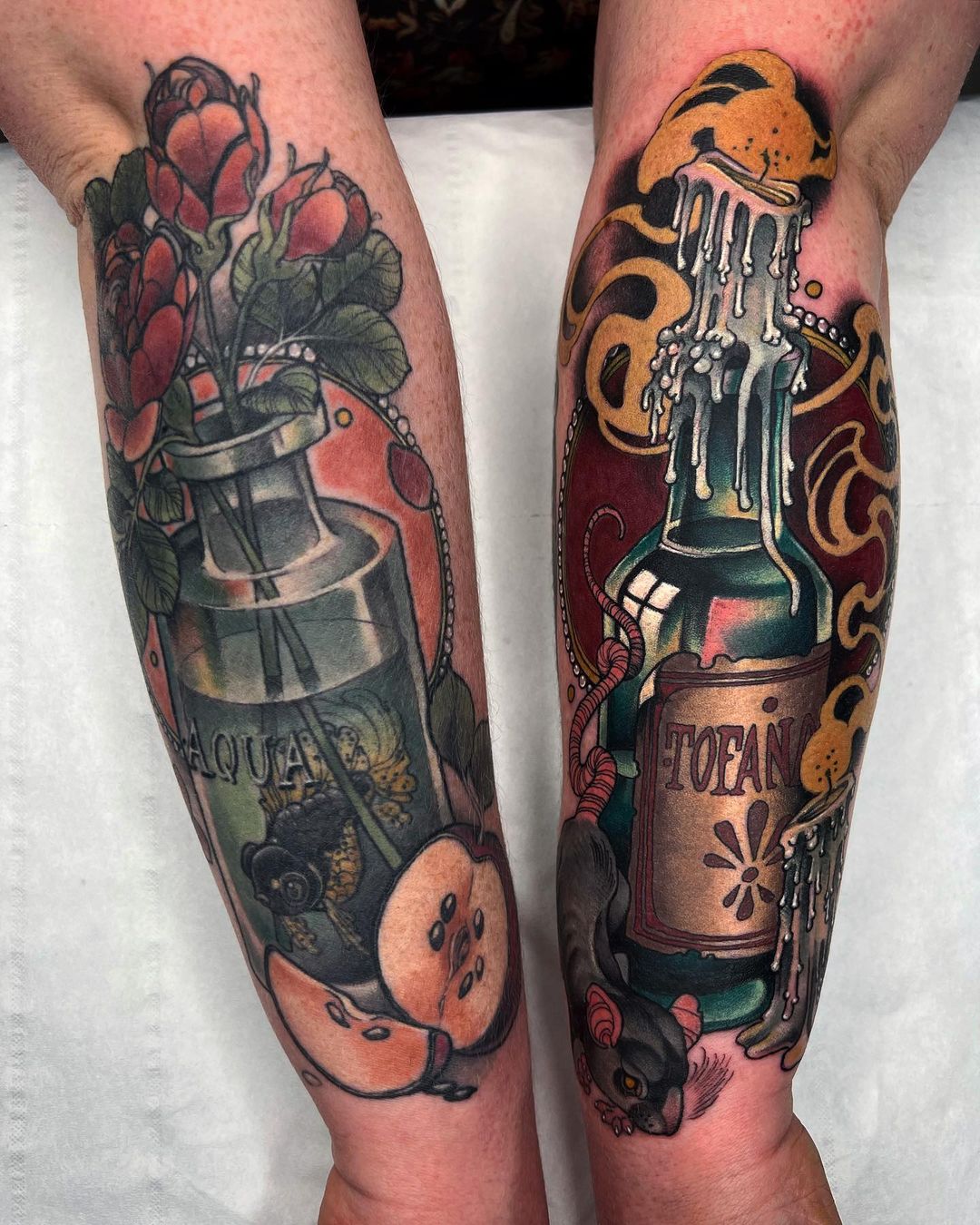 14 Cool Aqua Tofana Tattoos That Are Inspired By Old Wives' Tales